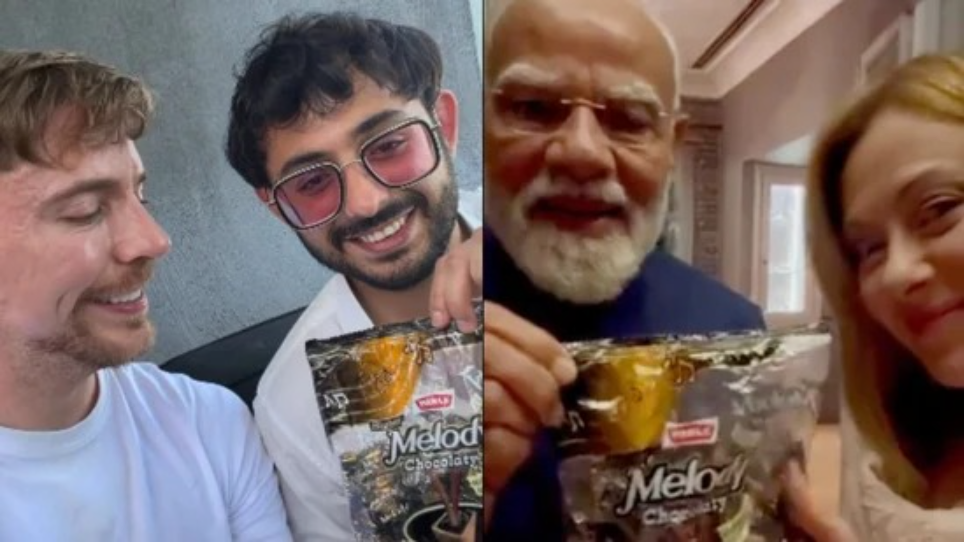 MrBeast joins CarryMinati to recreate PM Narendra Modi-Giorgia Meloni’s ...